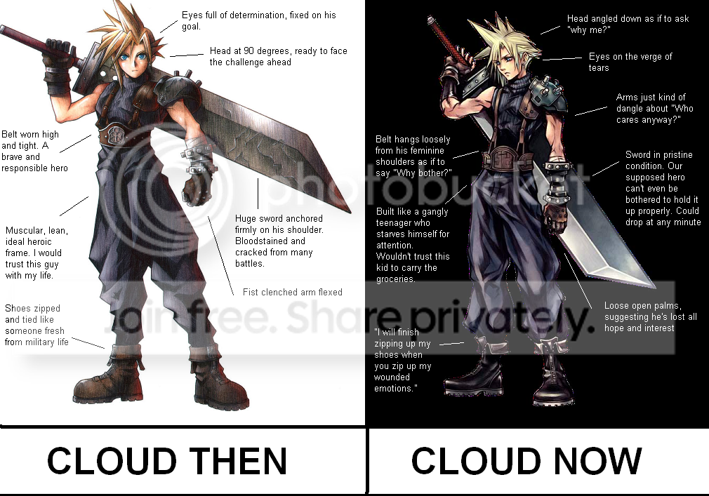 A classic Cloud pose | Super Smash Brothers | Know Your Meme
